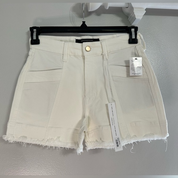 Liverpool | Shorts | Nwt Liverpool White Cut Offs | Poshmark